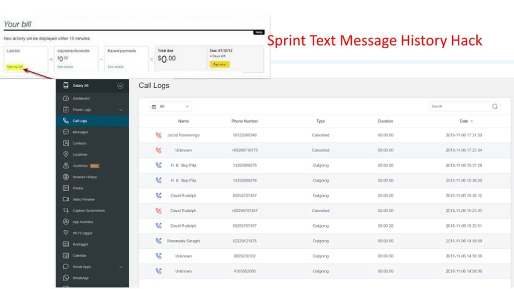 How to See Text Messages on Sprint? – Sprint Text Message History Hack ...