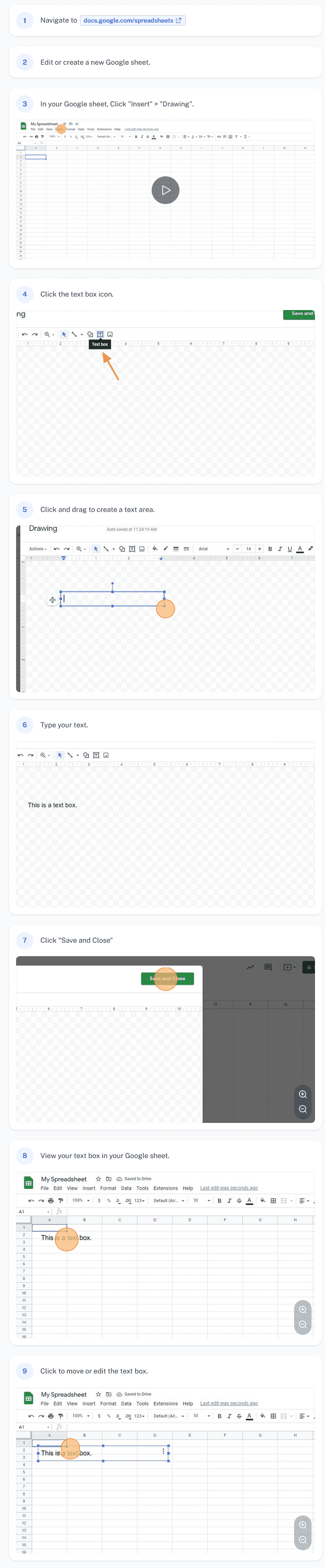 How To Add A Text Box In Google Sheets 9 Steps Screenshots Nimble How To Add A Text Box In Google Sheets 9 Steps Screenshots Nimble