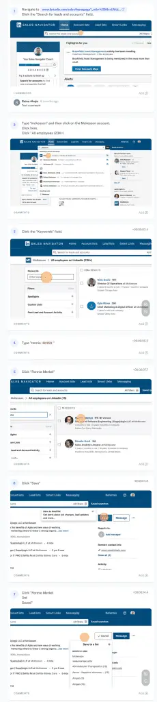How to Save a Lead in LinkedIn Sales Navigator? – 7 Steps Screenshots ...