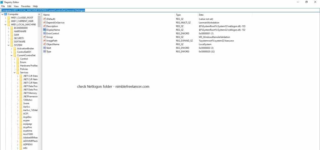 Where Is Netlogon Folder Find Netlogon Folder Using Regedit In Windows Nimble Freelancer